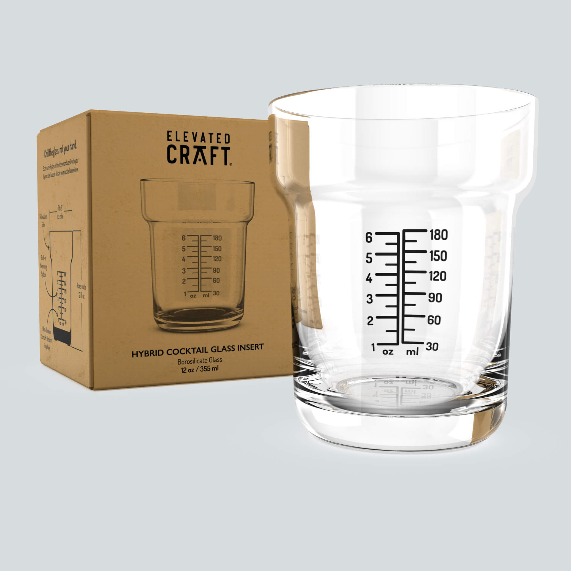 Extra Cocktail Glass Insert – Elevated Craft